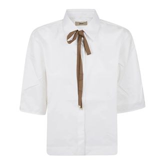 Herno Femme, Blouses et Chemises, Blanc, Taille: 38 FR Gilet