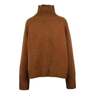 Be You Pull c&ocirc;tel&eacute; &agrave; col roul&eacute; - Femme - Pulls - Brun - Taille: 40 FR