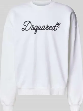Dsquared2 Relaxed Fit Sweatshirt aus reiner Baumwolle