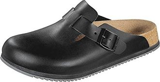 Birkenstock Original Boston Cuir Normal (pour Pied Large), Black, 060194 40,0
