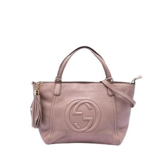 Gucci Pre-owned Soho Cellarius Satchel - Femme - Pre-owned - Rose - Taille: ONE Size