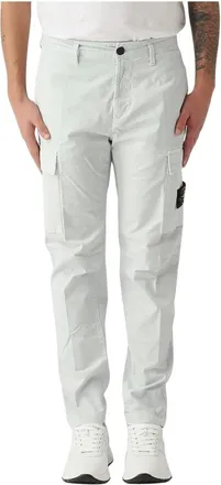 Stone Island Homme, Pantalons, Blanc, Taille: W32 Cargo Pantalons