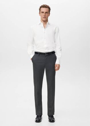 Mango Chemise 100 % coton slim-fit blanc - Homme - XXL - MANGO MAN