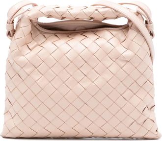 Bottega Veneta 2012-2025 Mini Calfskin Intrecciato Hop satchel - Rosa