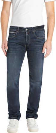 Replay Herren Jeans Grover Power Stretch, Dark Blue 007-2 (Blau), 33W/34L