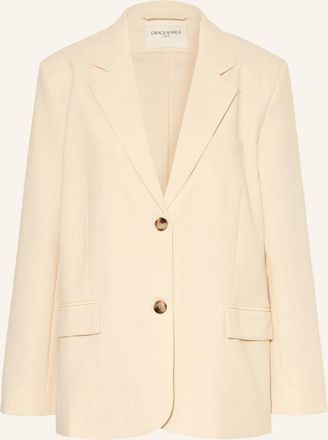 Grace & Mila Grace & Mila Blazer Velvet beige