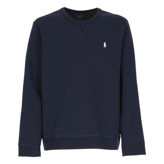 Ralph Lauren Double Knit Crew Neck Sweatshirt - - Sweatshirts & Hoodies - Herren - Blau - M