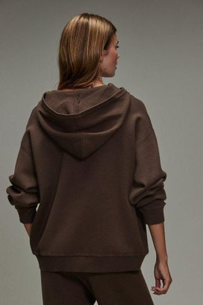Next Kapuzenpullover Gem&uuml;tliches Hoodie mit langen &Auml;rmeln und Grafik (1-tlg)