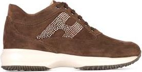 Hogan Baskets Interactive Tête de Moro, marron foncé, 35 EU