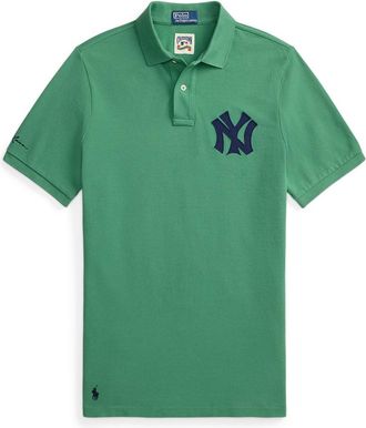 Ralph Lauren Piqu&eacute;-Poloshirt mit New York Yankees-Stickerei in