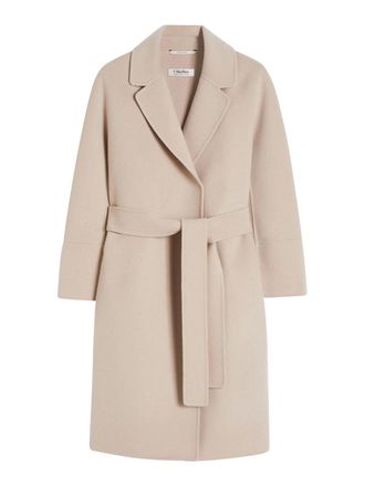 Max Mara Knielanger Mantel - Nude