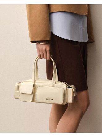 Badura Handtasche WEN-32 Wei&szlig;