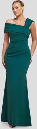 Goddiva Maxikleid One Shoulder Evening Maxi Dress langes Kleid