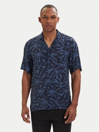 HUGO BOSS Hemd Rayer 50559632 Dunkelblau Regular Fit