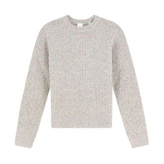 Aspesi Pullover mit Rundhalsausschnitt und Rippstrick - - Knitwear - Damen - Grau - L