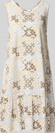 s.Oliver Red Label Relaxed Fit Freizeitkleid aus Baumwoll-Modal-Mix