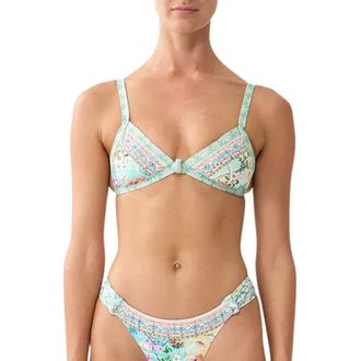 Camilla Femme, Maillots de bain, Multicolore, Taille: 38 FR Haut de bikini triangle avec sur le devant