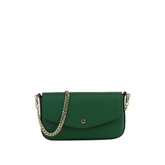 Pourchet Femme, Sacs, Vert, Taille: ONE Size Pochette Emeraude