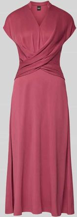HUGO BOSS Regular Fit Freizeitkleid aus Viskose-Mix Modell Dareza