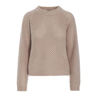 Bitte Kai Rand Maille col rond - Femme - Pulls - Beige - Taille: 36 FR