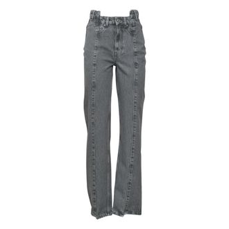 Ganni Gerades Jeans - - Jeans - Damen - Grau - W27