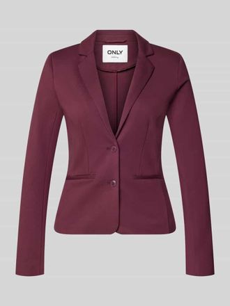 Only Slim Fit Kurzblazer aus Viskose-Mix Modell POPTRASH