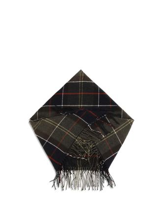 Barbour Womens Kirklees Tartan Scarf Multicolour Merino Wool Scarfs
