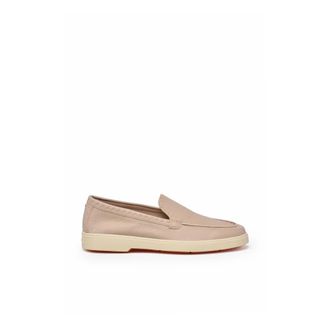 Santoni Mocassino Pelle Martellata - - Shoes - Damen - Beige - 36 EU