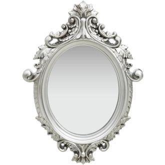 vidaXL Vidaxl - Miroir mural avec style Castello ornemental 56x76 cm Diverses couleurs Couleur : argent