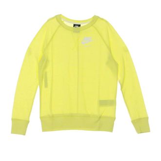 Nike Femme, Sweatshirts et sweats &agrave; capuche, Jaune, Taille: 38 FR T-shirt &agrave; manches longues vintage jaune