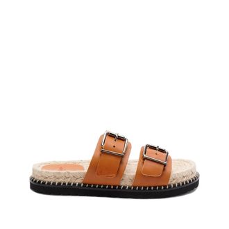 Castaner Karamellbraune Flache Schuhe mit Doppelriemen - - Shoes - Damen - Braun - 37 EU