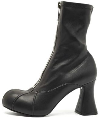Stella McCartney bottines Groove &agrave; zip avant - Noir