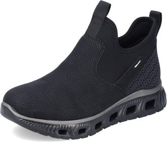 Rieker Damen Ankle Boots M6053, Frauen Stiefeletten,uebergangsstiefel,gefüttert,Winterstiefeletten,Stiefel,Bootee,Booties,schwarz (00),41 EU / 7.5 UK