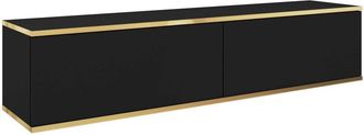 Selsey Selsey Mucalma - TV-Element h&auml;ngend, Schwarz / Gold, 135 cm