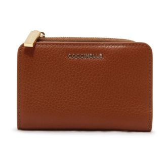 Coccinelle Metallic Soft Small Wallet - - Accessories - Damen - Braun - ONE SIZE