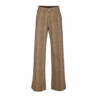 Federica Tosi Damen, Jeans, Beige, W27Gr&ouml;&szlig;e
