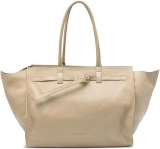 Benedetta Bruzziches Shopper & Totes - Structured Handbag With Detachable Shoulder Strap - Gr. unisize - in Beige - f&uuml;r Damen