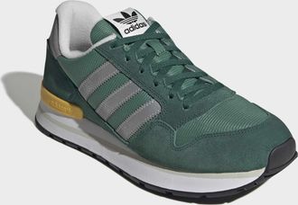 adidas Sneaker ADIDAS ORIGINALS ZX 500 RS, Herren, Gr. 42,5, gr&uuml;n (blanch gr&uuml;n, silber metallic, collegiate gr&uuml;n), Synthetik, Textil, Schuhe Sneaker, Topsell