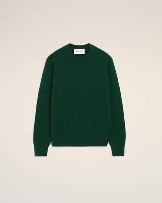 Ami Pull vert en laine Ami de Coeur Noir - XXL - Homme