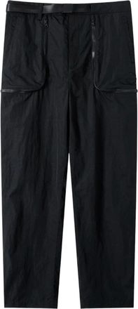SPOONYARD zipper-pockets trousers - Schwarz