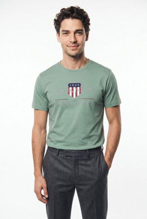 GANT T-Shirt REG ARCHIVE SHIELD SS T-SHIRT mit Logodruck auf der Brust