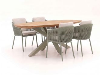 Hartman Hartman Sevilla/San Sebastian 200 cm Gartenm&ouml;bel-Set 5-teilig