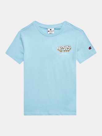 Champion T-Shirt 306374 Himmelblau Regular Fit