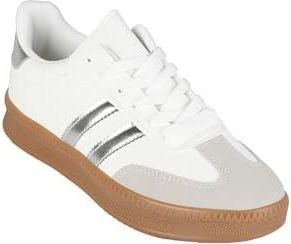 Solada Milano Baskets à lacets pour femme, argent, 39 EU