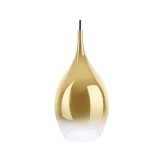 Leitmotiv Suspension acier et verre Drup - LEITMOTIV - &Oslash; 20 x 38 cm