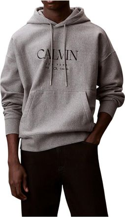 Calvin Klein Homme, Sweatshirts et sweats &agrave; capuche, Gris, Taille: XS SweaT-shirts &agrave; capuche