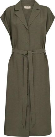 Mos Mosh MOS Mosh, Femme, Robes, Vert, Taille: 40 FR Robe Élégante Sea Turtle