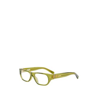 Jacquemus Lunettes &agrave; monture rectangulaire - Femme - Accessoires - Vert - Taille: 52 MM