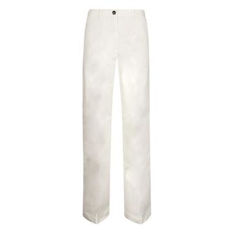 Nine In The Morning Femme, Pantalons, Blanc, Taille: W29 Logo Detail Pantalons