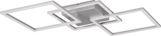 Reality LED Deckenleuchte Trail R64493187, Metall titanfarbig, inkl. 31 Watt LED